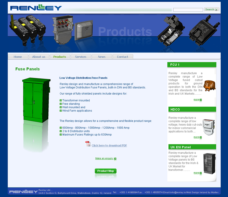 Renley Dublin Website Design - Web Design Ireland Martec Galway Ireland